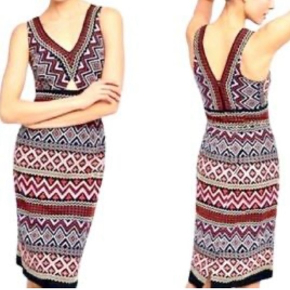 Anthropologie | Dresses | Anthropologie Akemi Kin Geo Embroidered Dress ...